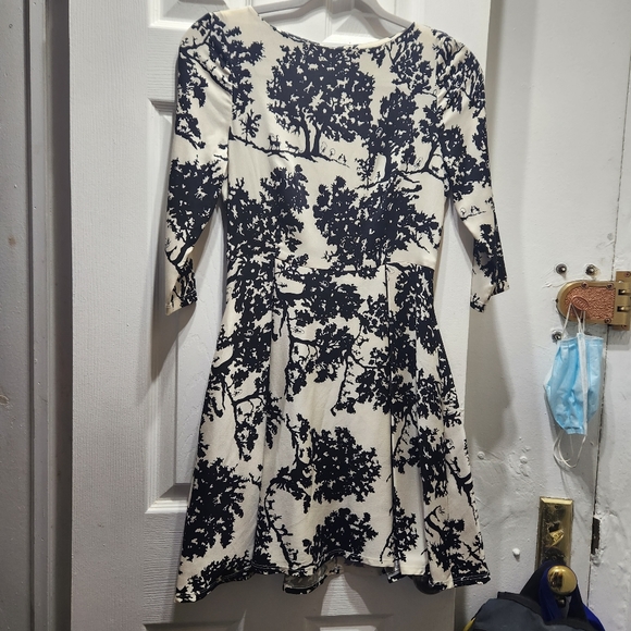 SUNO | Dresses | Suno Black And White Fit And Flare Dress | Poshmark